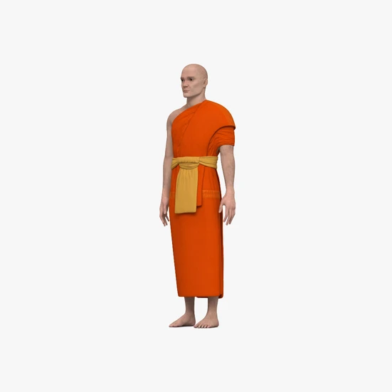 Monk 3D Models Download - 3DModels.org