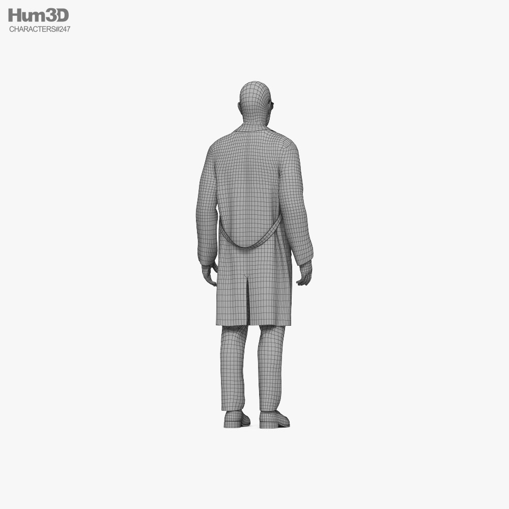 Middle Eastern Scientist 3D model - Download Character on 3DModels.org