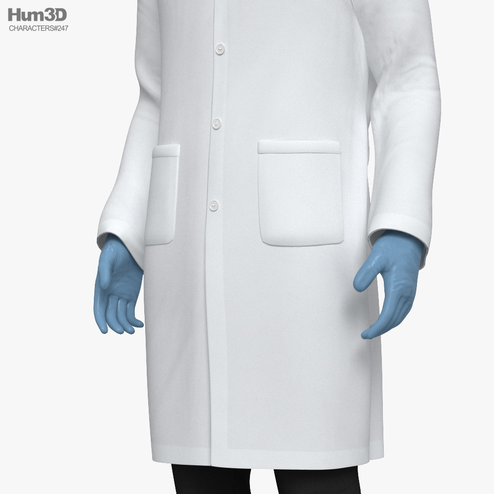 Middle Eastern Scientist 3D model - Download Character on 3DModels.org
