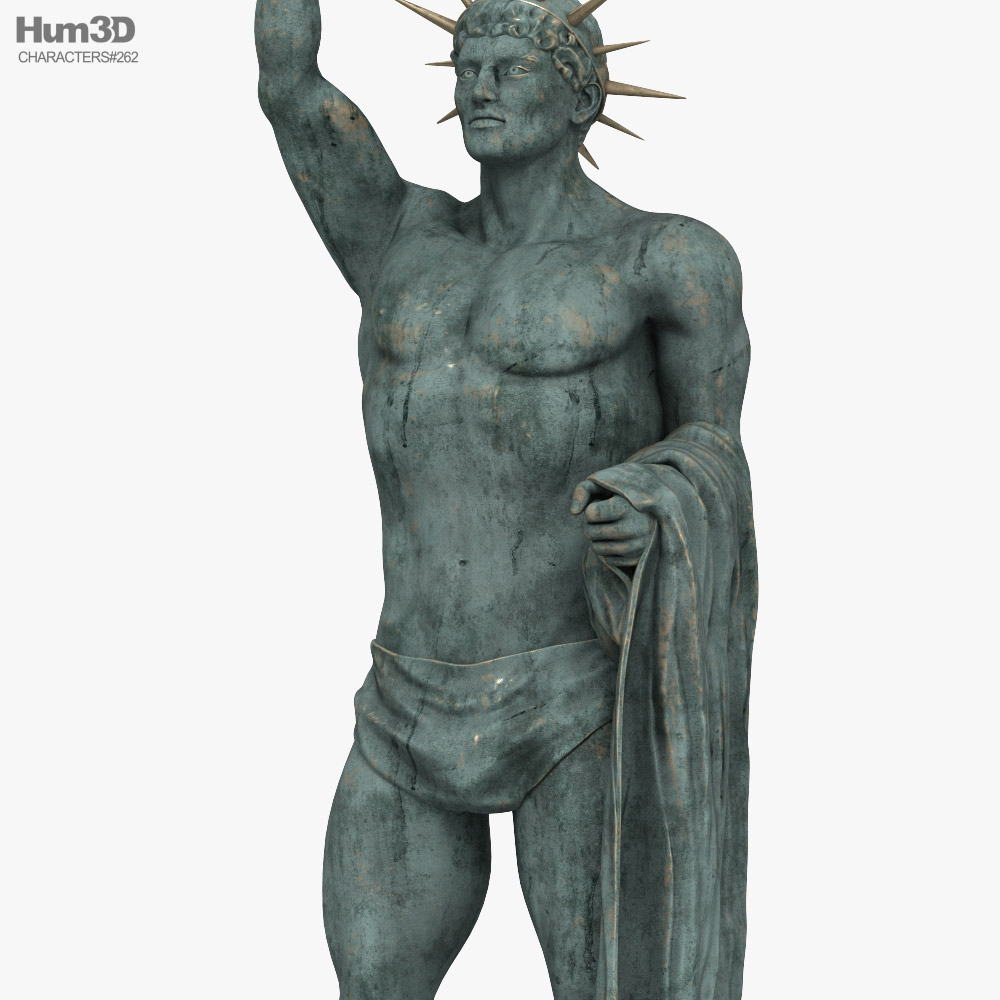 Colossus of Rhodes 3D model - Download Street elements on 3DModels.org