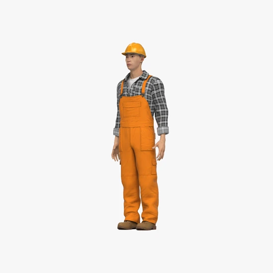 Construction worker 3D Models Download - 3DModels.org