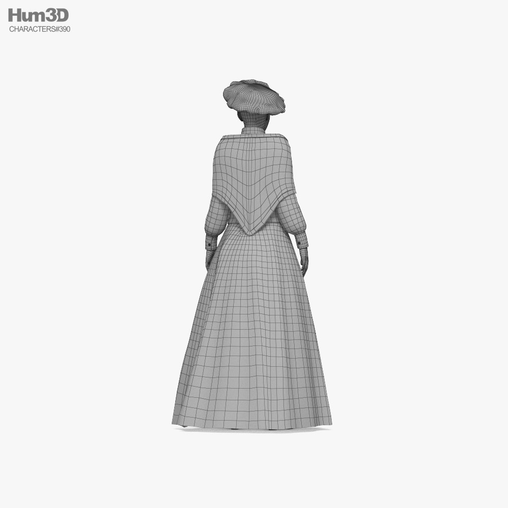 Traditional Scottish Highland Dress 3D model - Download Character on ...