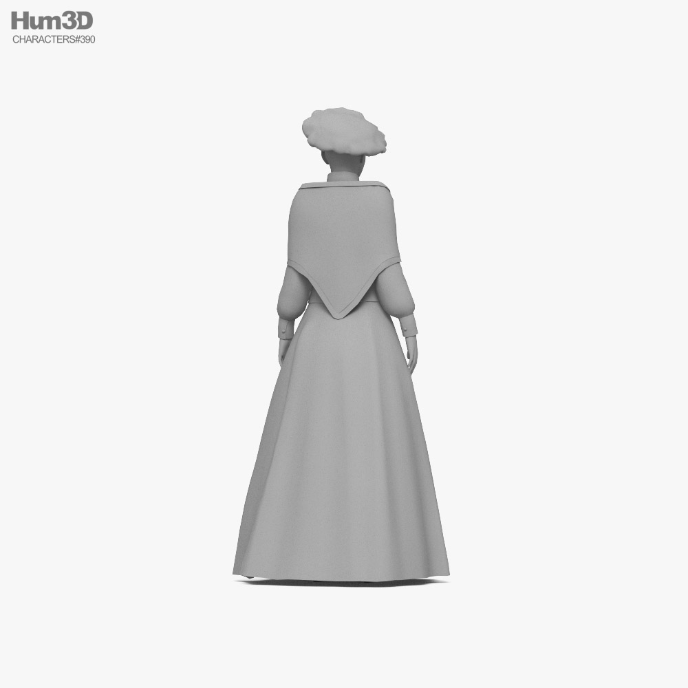 Traditional Scottish Highland Dress 3D model - Download Character on ...