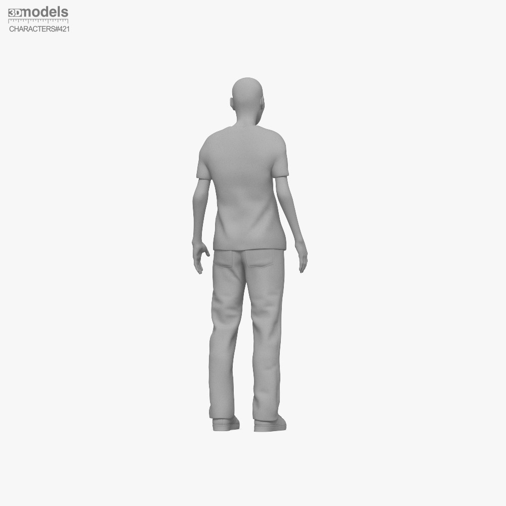 Asian Generic Teenage Boy 3D model - Download Character on 3DModels.org