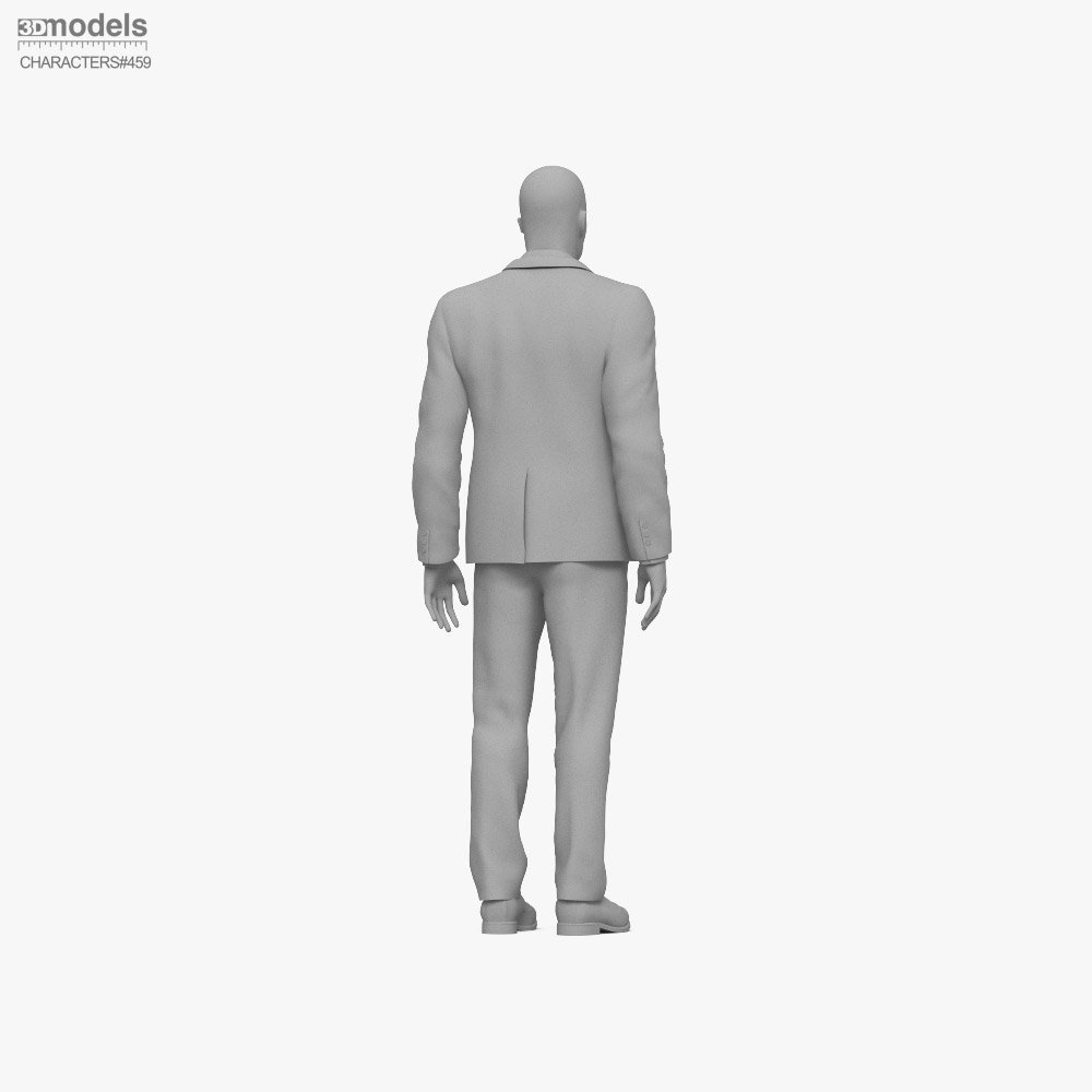 Zombie Man in Suit 3D model - Download Mythological creatures on ...