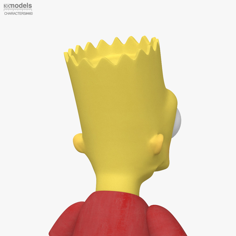 Bart Simpson 3D model - Download Cartoon characters on 3DModels.org