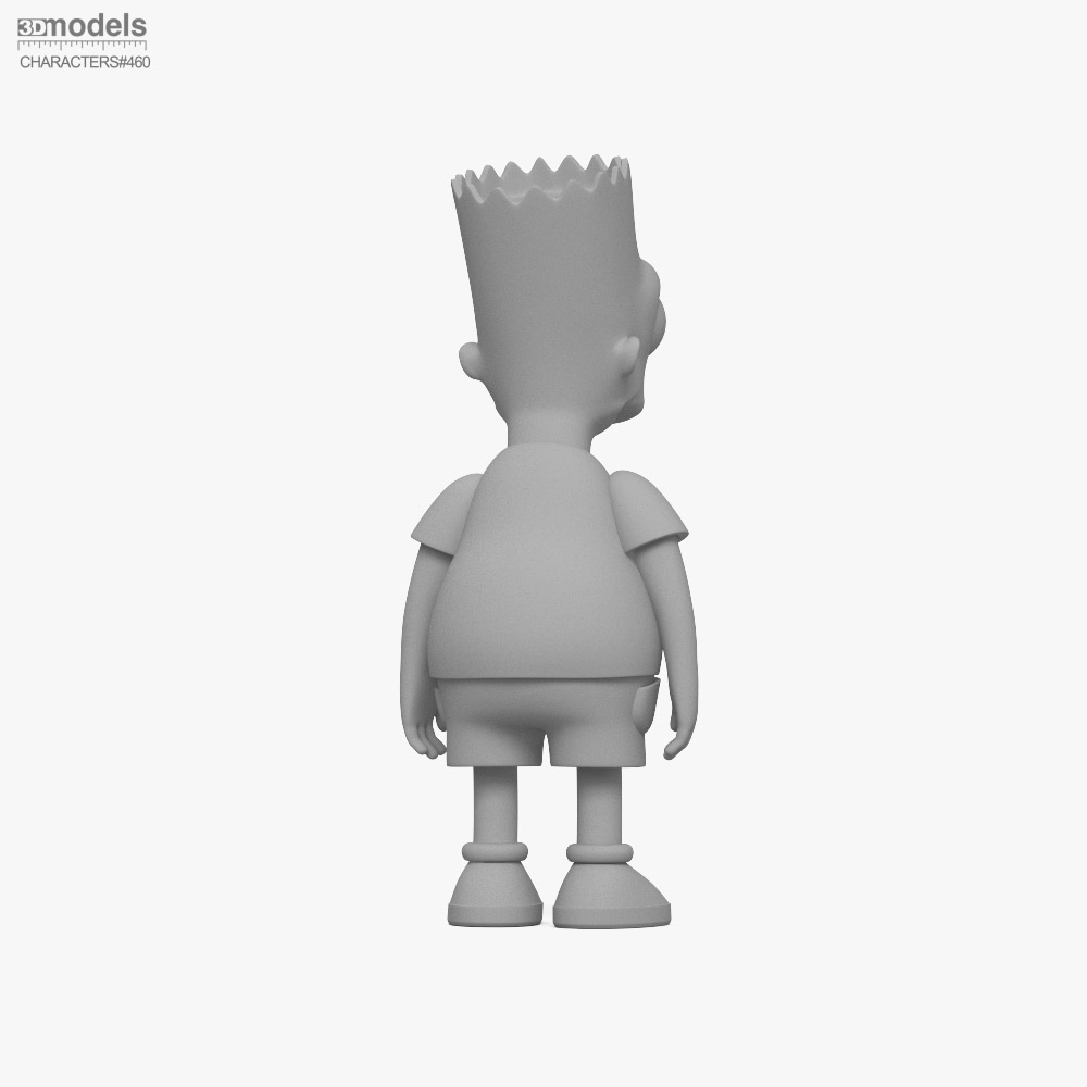 Bart Simpson 3D model - Download Cartoon characters on 3DModels.org