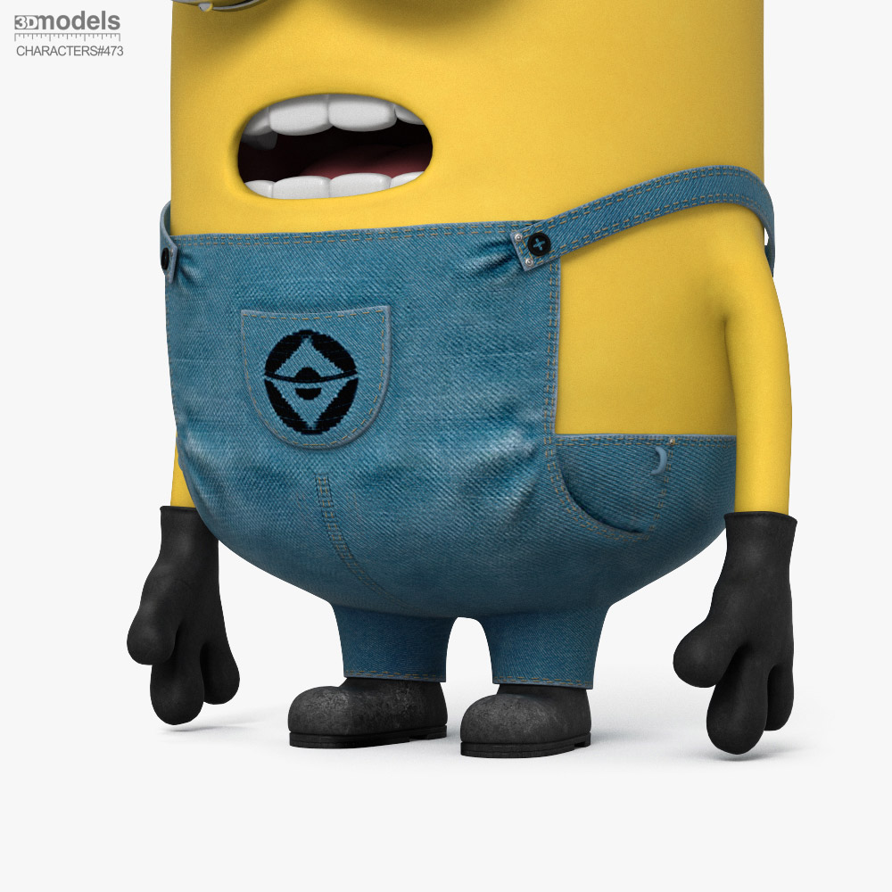Personagem Minion Modelo 3D - Baixar Personagens animados no 3DModels.org