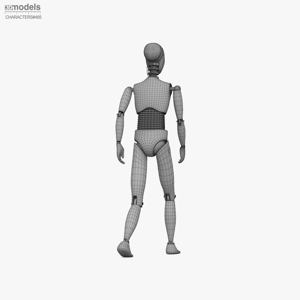 Crash Test Dummy Walking 3D model - Download Vehicle equipment on ...