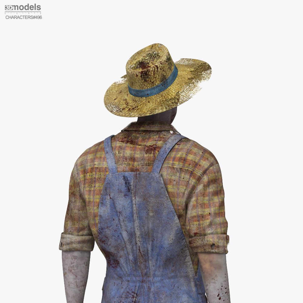Zombie Farmer 3D model - Download Mythological creatures on 3DModels.org
