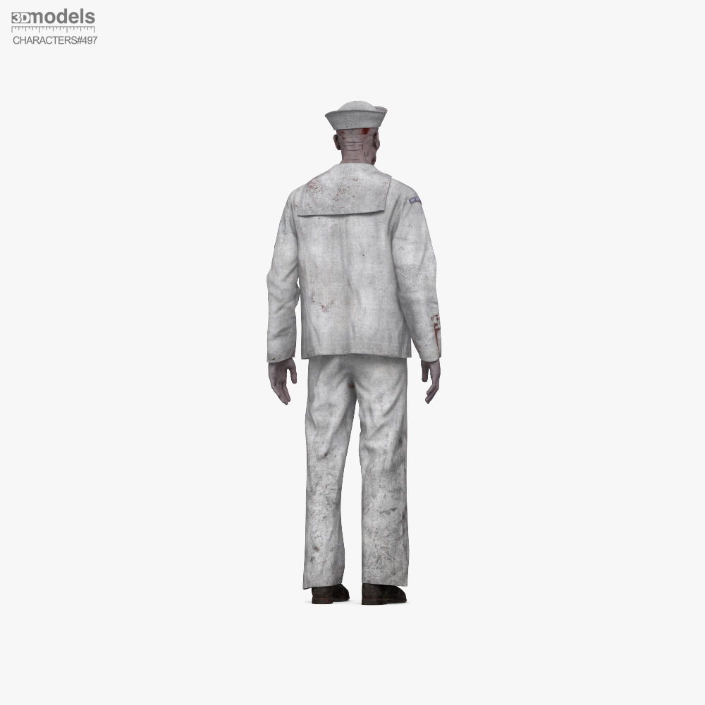 Zombie Sailor 3D模型 - 下载 神话中的生物 on 3DModels.org