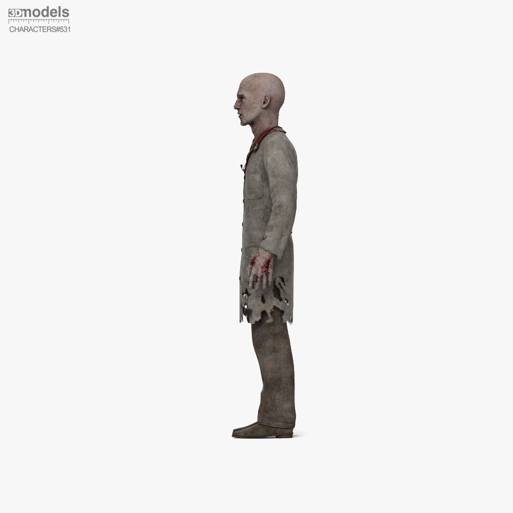 Zombie Doctor 3Dモデル - ダウンロード 神話の生き物 on 3DModels.org