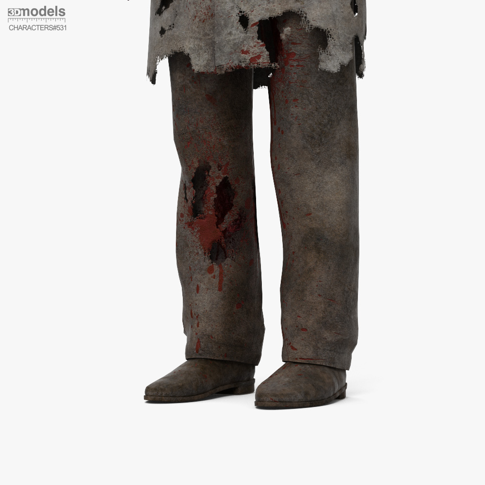 Zombie Doctor 3D model - Download Mythological creatures on 3DModels.org