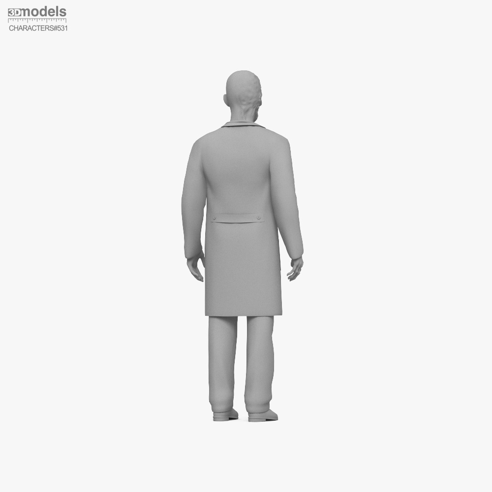 Zombie Doctor 3D model - Download Mythological creatures on 3DModels.org