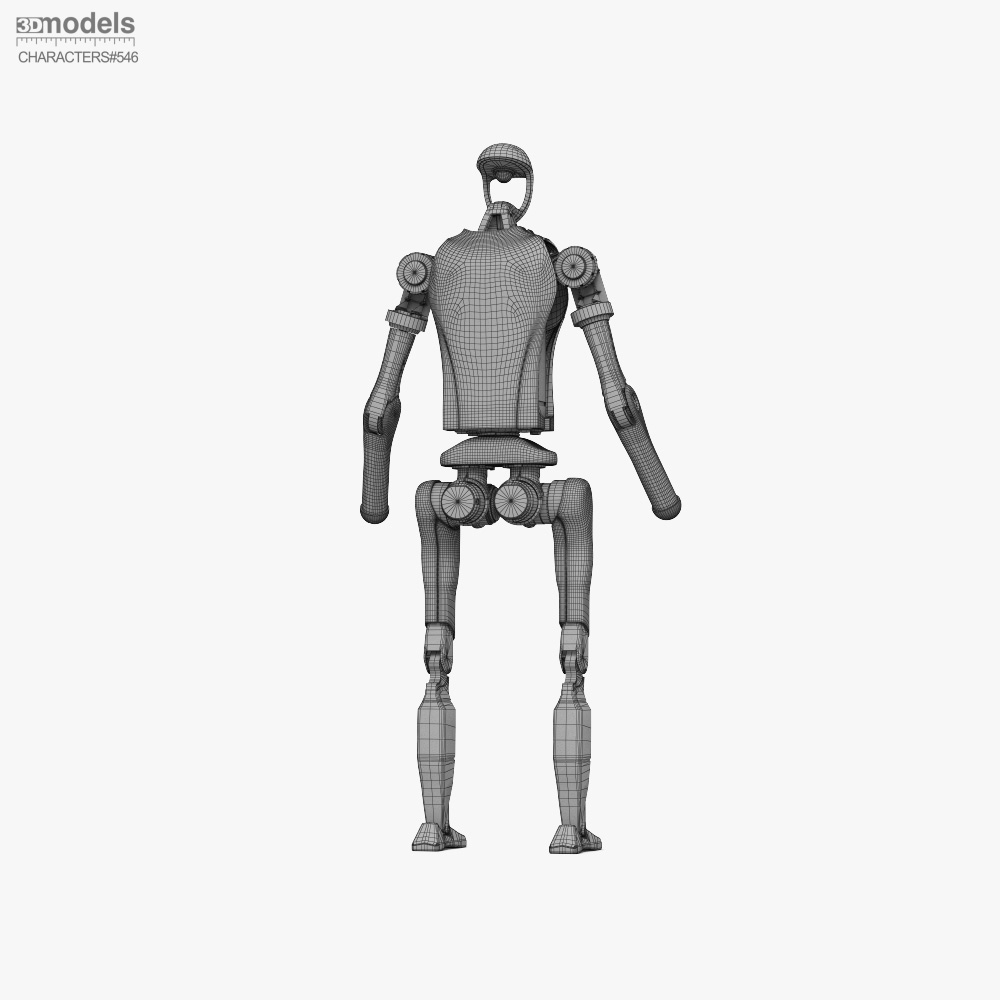Unitree H1-2 Humanoid Robot 3D model - Download Robots on 3DModels.org
