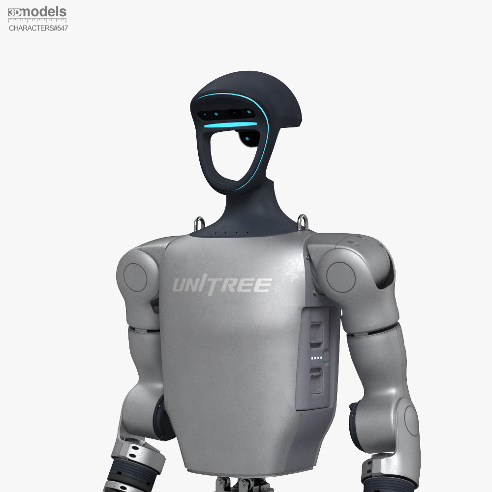 Unitree G1 3D model - Download Robots on 3DModels.org