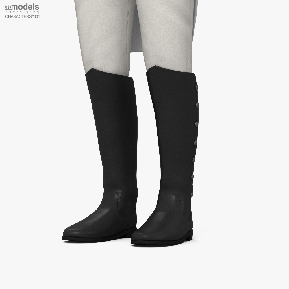 French Grand Army Soldier 3D model - Download Character on 3DModels.org