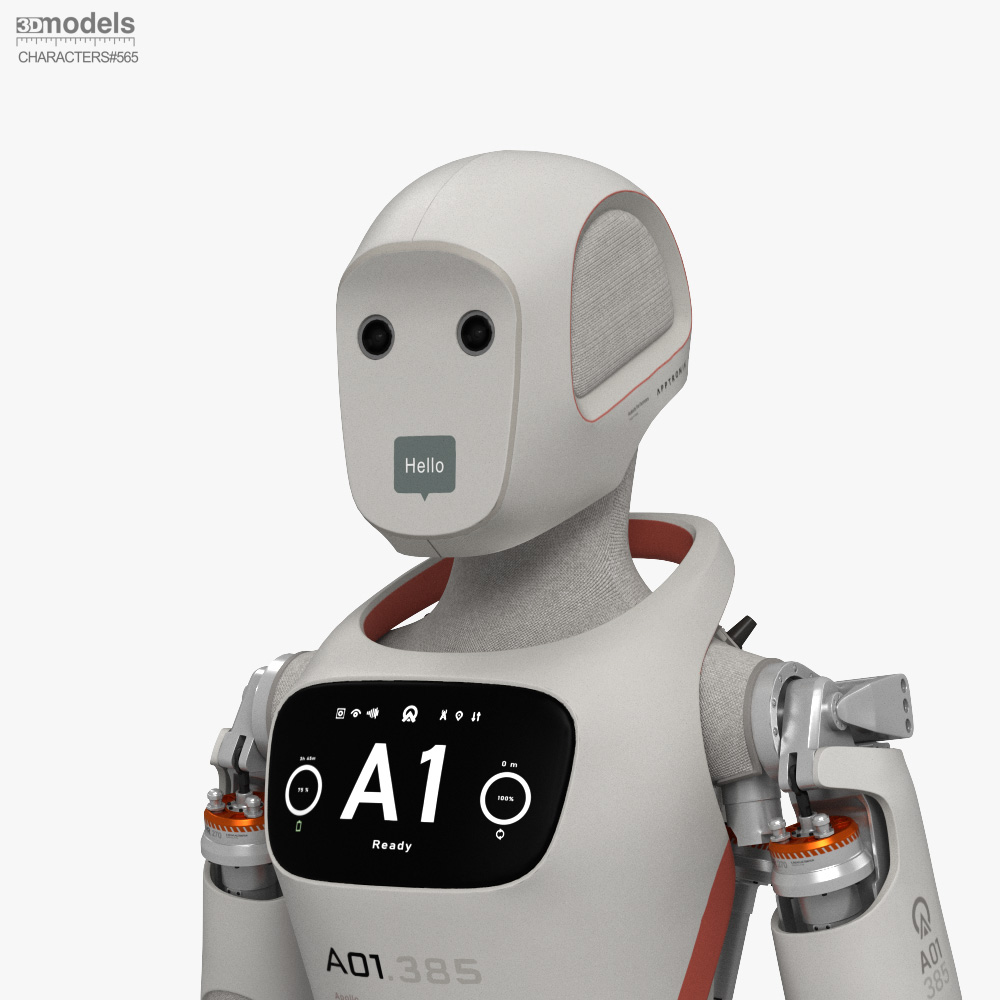 Apollo Robot 3D 모델 - 다운로드 로봇 on 3DModels.org