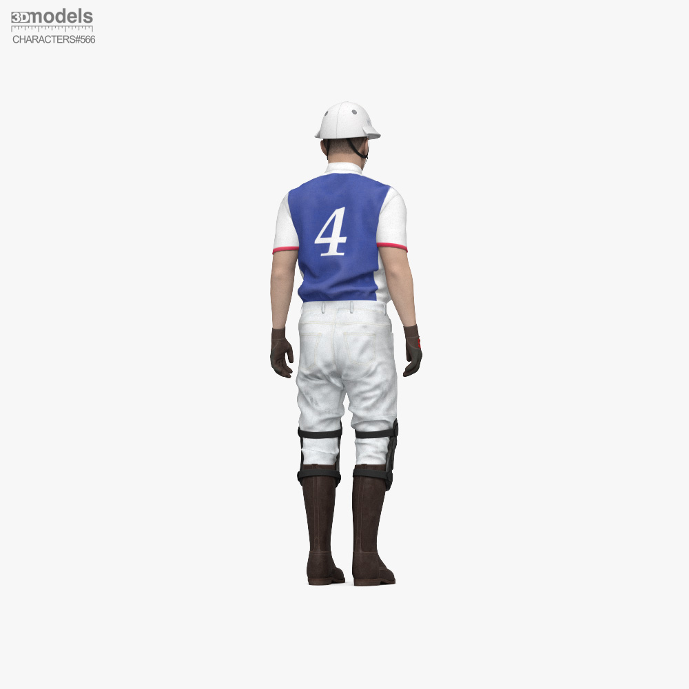 Jogador de Polo Modelo 3D - Baixar Character no 3DModels.org