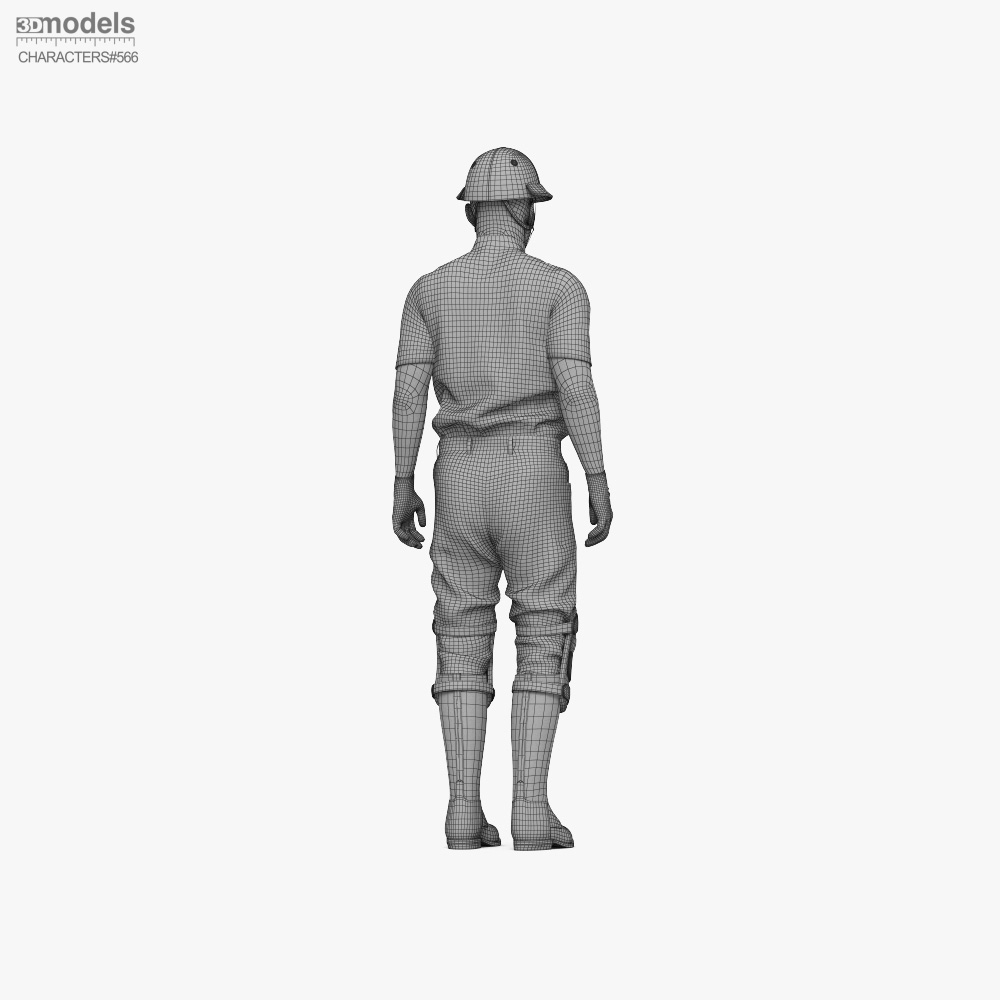 Polo Player 3D model - Download Character on 3DModels.org