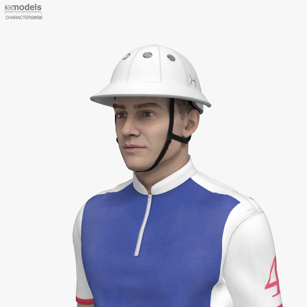 Polo Player Modèle 3D - Télécharger Character on 3DModels.org
