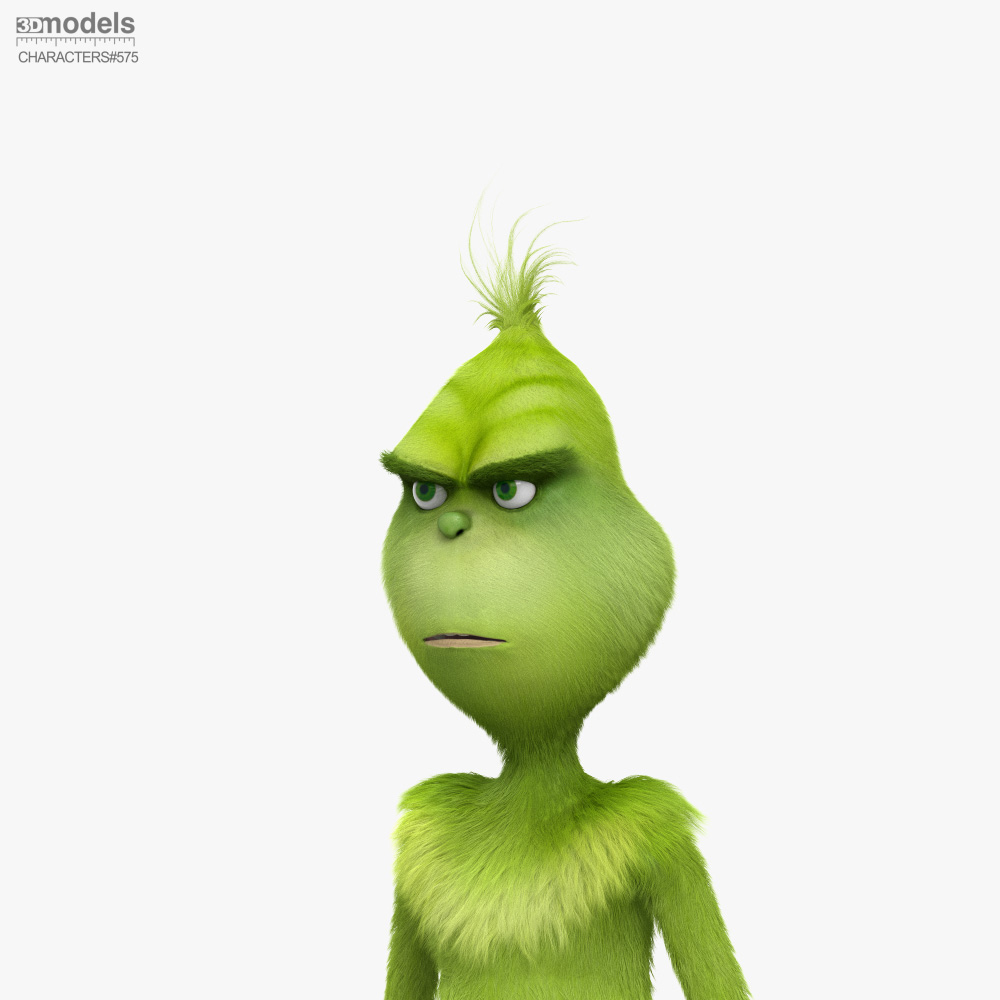 Grinch 3D model - Download Cartoon characters on 3DModels.org