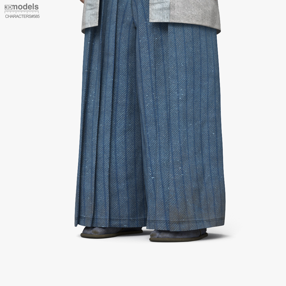 Medieval Japanese Lord 3D model - Download Character on 3DModels.org
