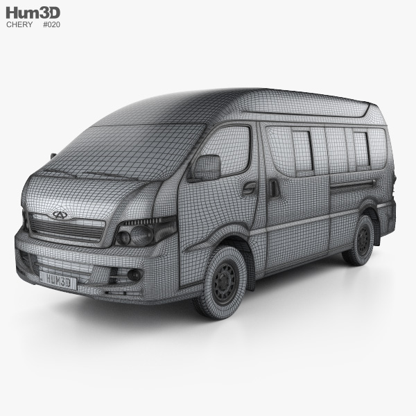 Chery P10 2016 3D 모델 - 다운로드 Van on 3DModels.org