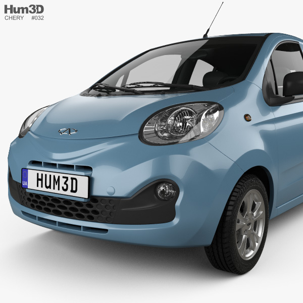 Chery QQ 2016 3D model - Download Hatchback on 3DModels.org