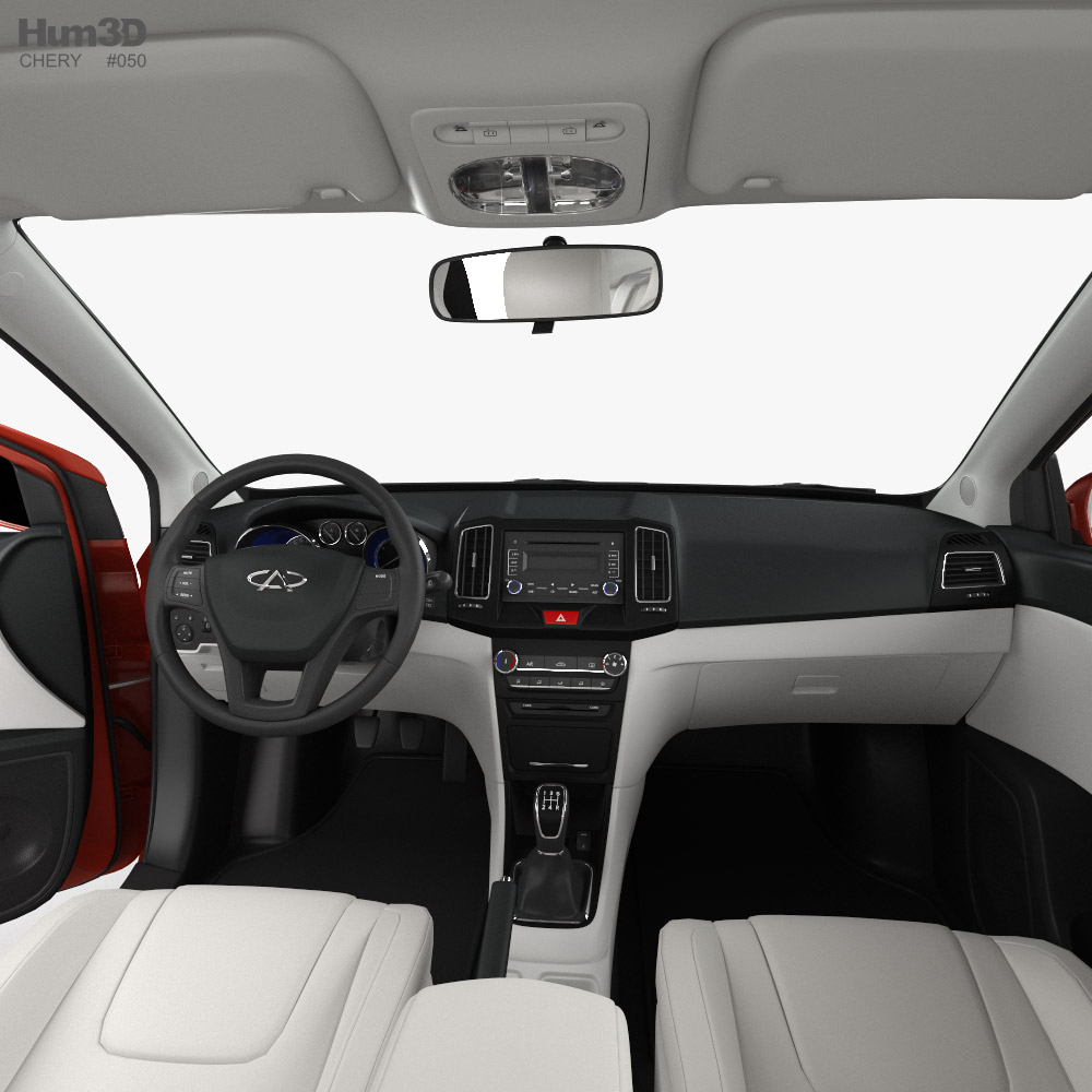 Chery E3 2016 HD Interior 360-view Panorama 3D model