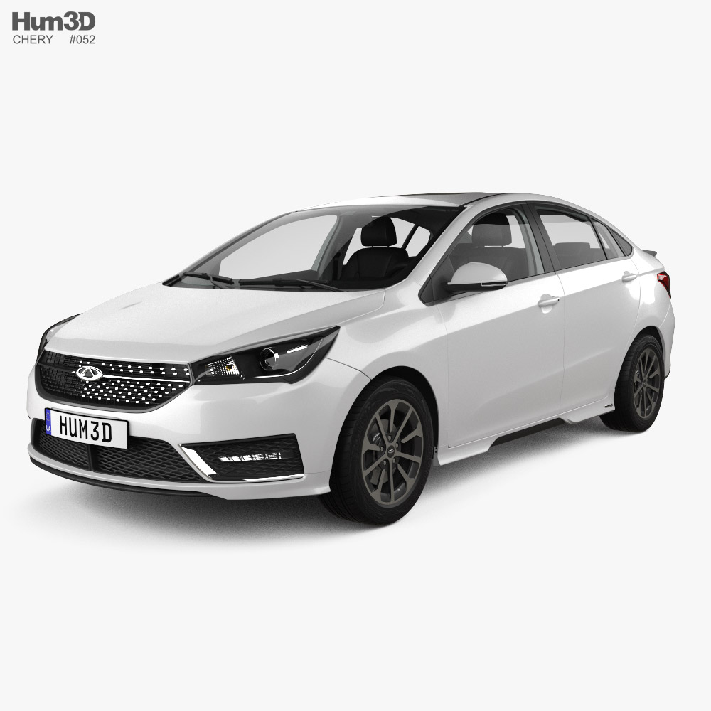 Chery Arrizo 5 con interior 2024 Modelo 3D - Descargar Sedan activado ...