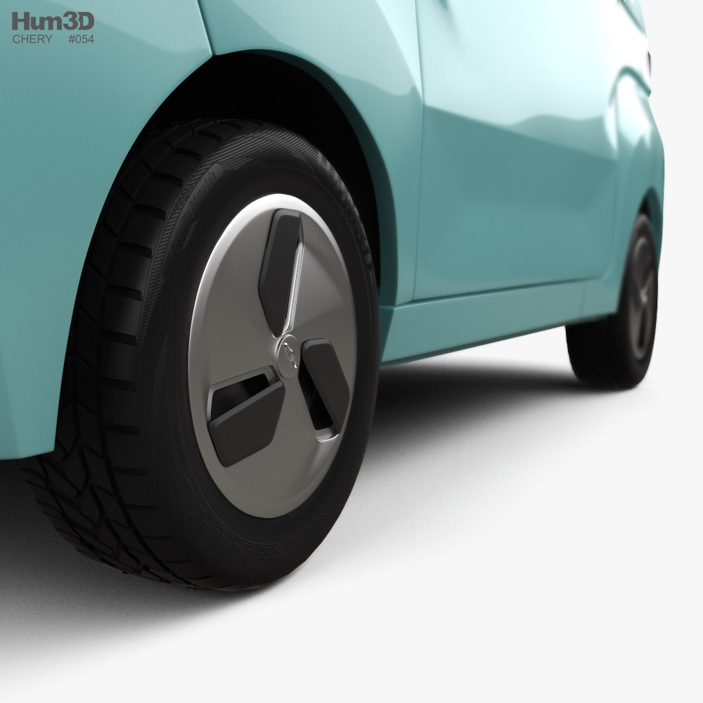 Chery QQ IceCream 2017 3D model - Download Hatchback on 3DModels.org