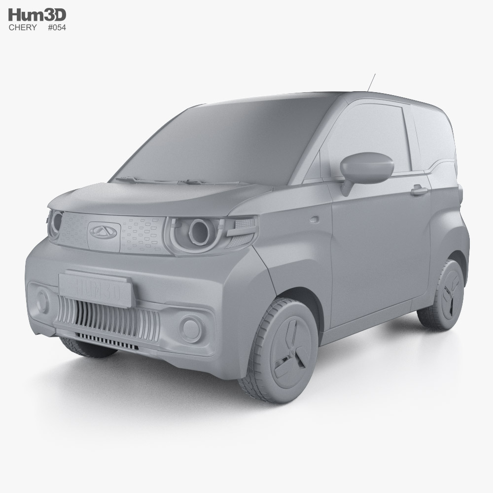 Chery QQ IceCream 2017 3D model - Download Hatchback on 3DModels.org