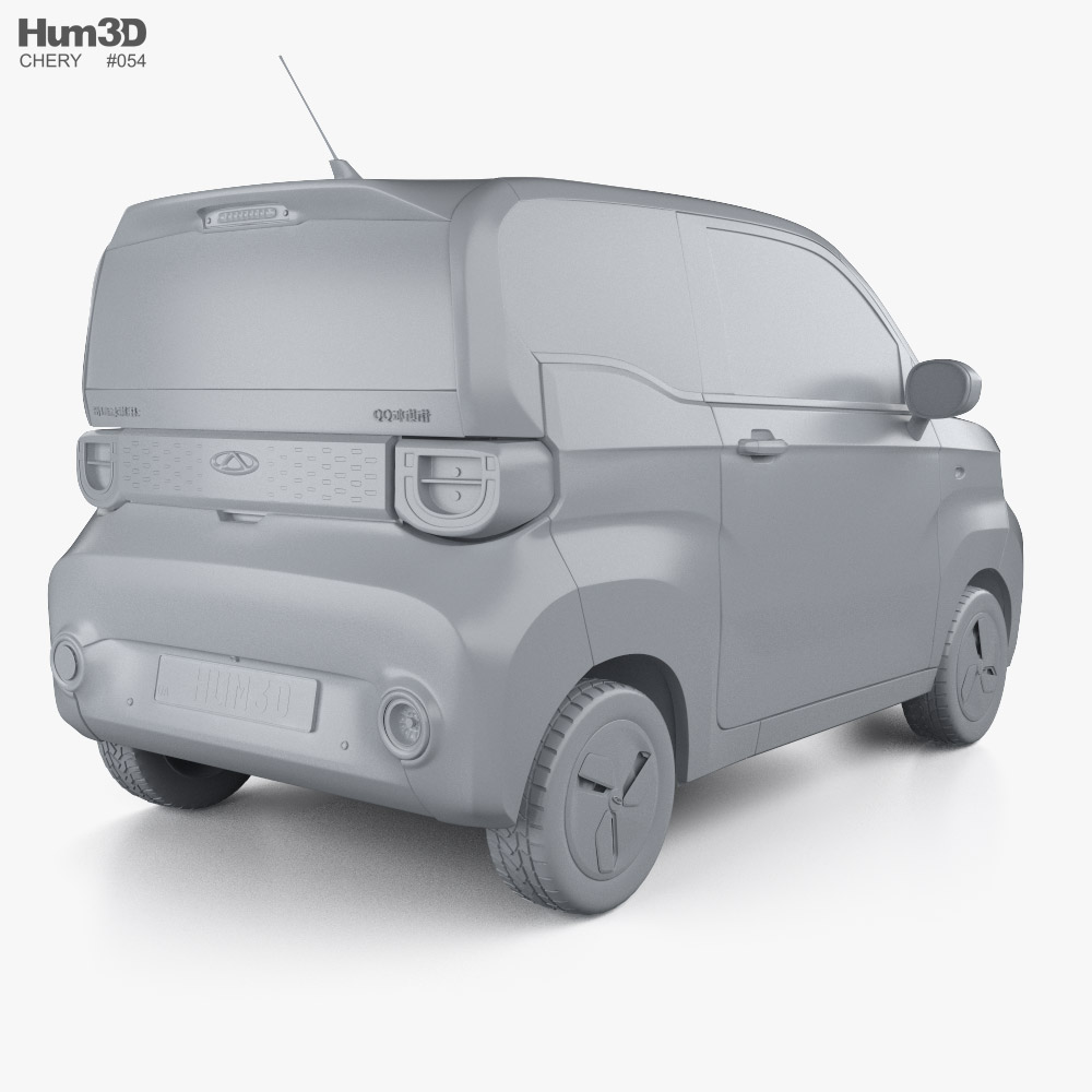Chery QQ IceCream 2017 3D model - Download Hatchback on 3DModels.org