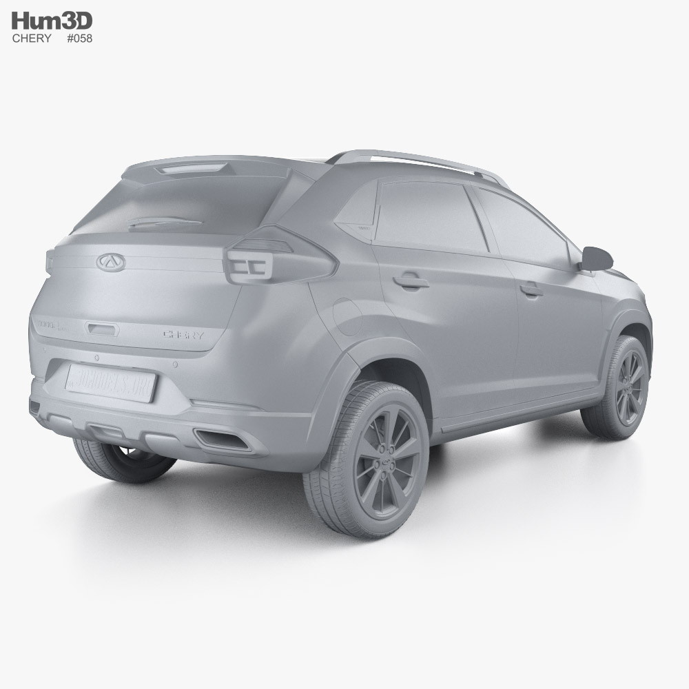 Chery Tiggo 2 Pro 2025 3D model - Download Crossover SUV on 3DModels.org