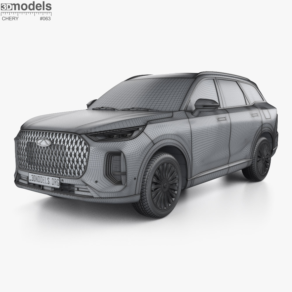 Chery Tiggo 9 2025 3D model - Download Crossover SUV on 3DModels.org