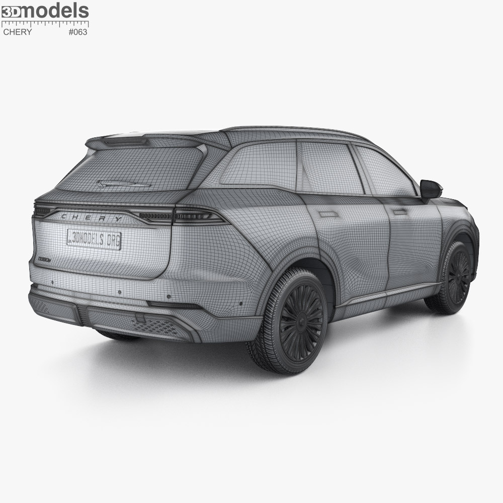 Chery Tiggo 9 2025 3D model - Download Crossover SUV on 3DModels.org