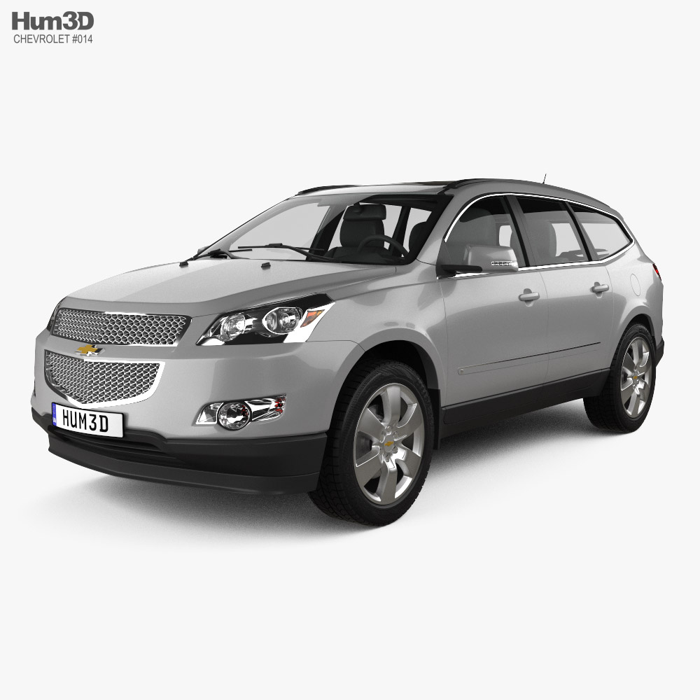 Chevrolet Traverse LTZ 2014 3D model - Download Crossover SUV on ...