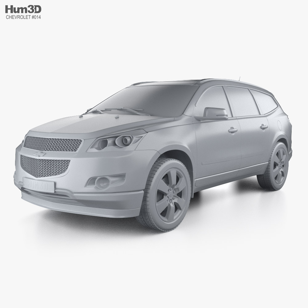 Chevrolet Traverse LTZ 2014 Modelo 3D - Descargar Crossover SUV ...