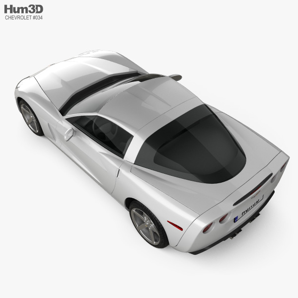 Chevrolet Corvette (C6) 2014 3D model - Download Sports car on 3DModels.org