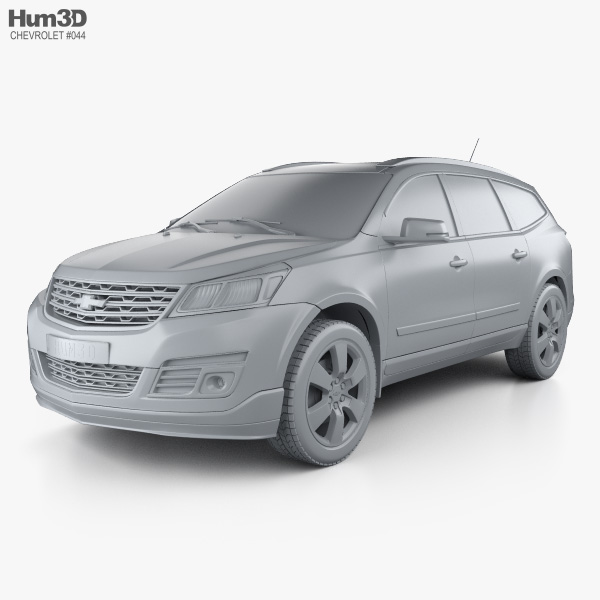 Chevrolet Traverse 2016 3D model - Download Crossover SUV on 3DModels.org