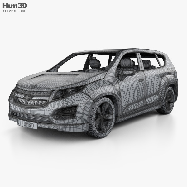 Chevrolet Volt MPV5 2015 3D model - Download Van on 3DModels.org