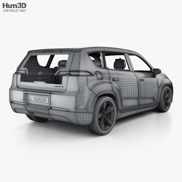 Chevrolet Volt MPV5 2015 3D model - Download Van on 3DModels.org