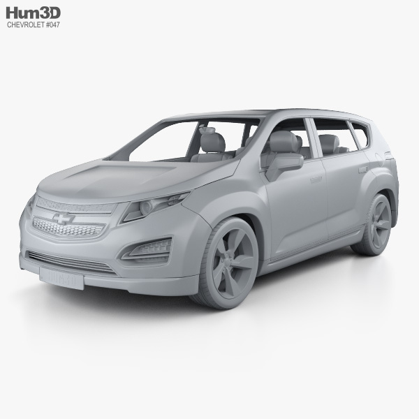 Chevrolet Volt MPV5 2015 3D model - Download Van on 3DModels.org