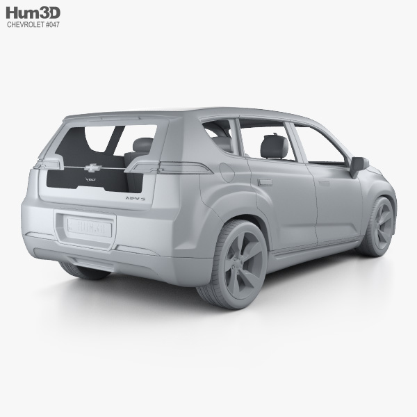 Chevrolet Volt MPV5 2015 3D model - Download Van on 3DModels.org