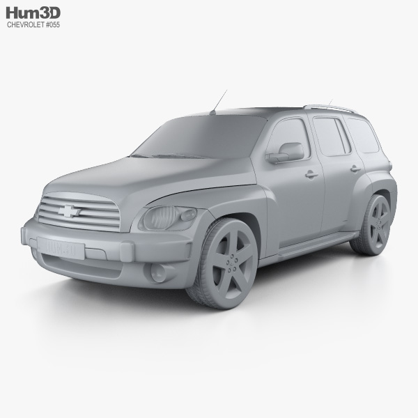 Chevrolet HHR 스테이션 왜건 2011 3D 모델 - 다운로드 Wagon car on 3DModels.org