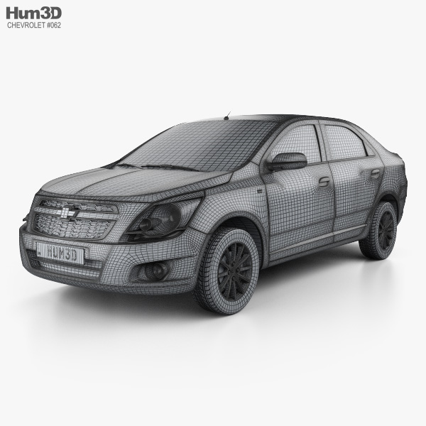 Chevrolet Cobalt 2014 3D model - Download Sedan on 3DModels.org