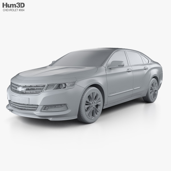 Chevrolet Impala 2017 3D model - Download Sedan on 3DModels.org