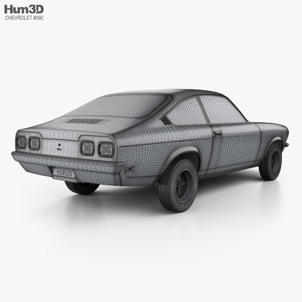 Chevrolet Vega hatchback 1971 3D model - Download Hatchback on 3DModels.org
