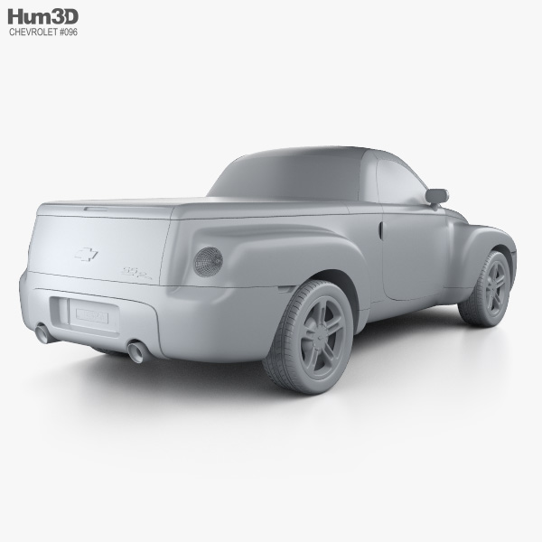 Chevrolet SSR 2006 3D model - Download Pickup on 3DModels.org